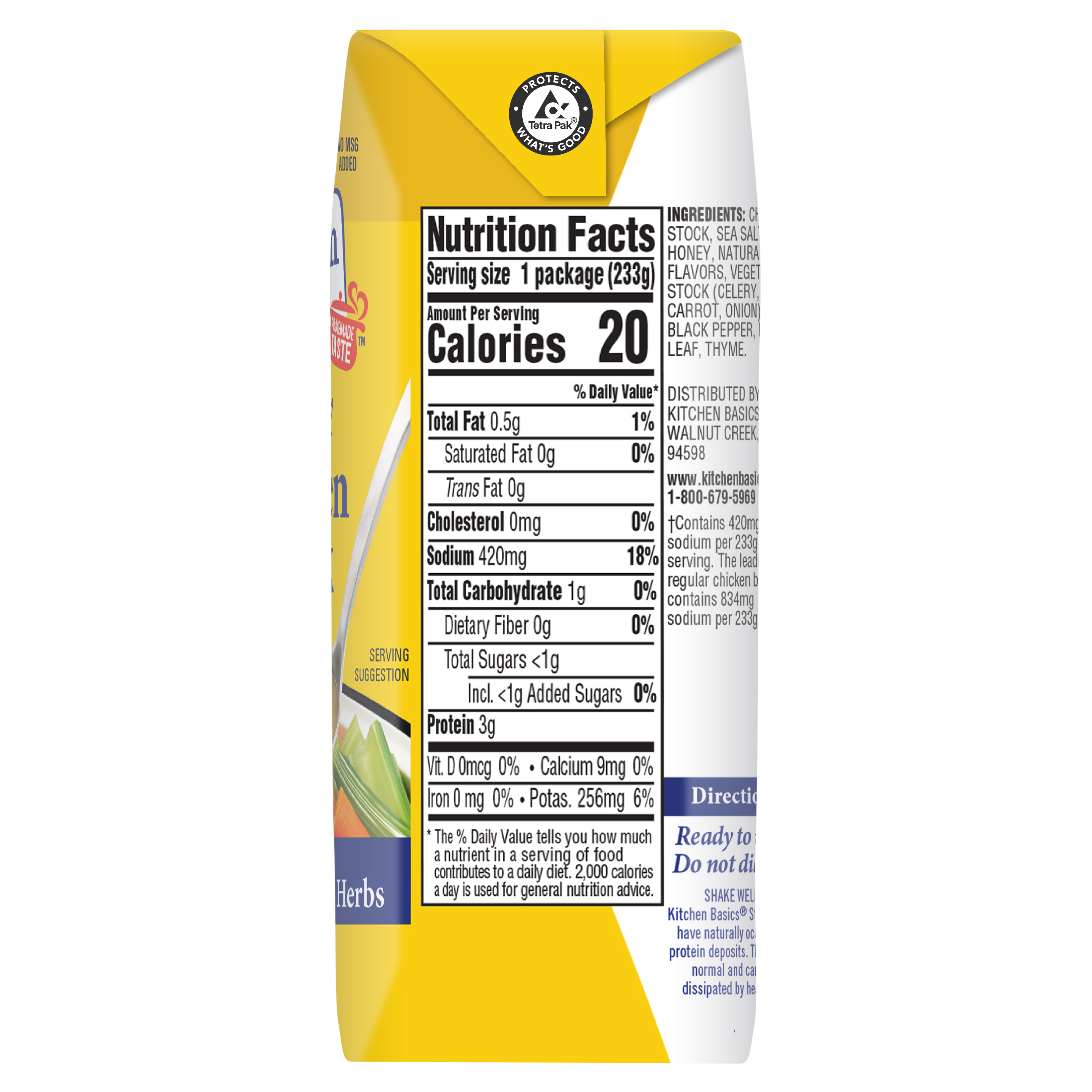 Original Chicken Stock, 8.25 oz | Kitchen Basics Original Chicken Stock, 8.25 oz | Kitchen Basics